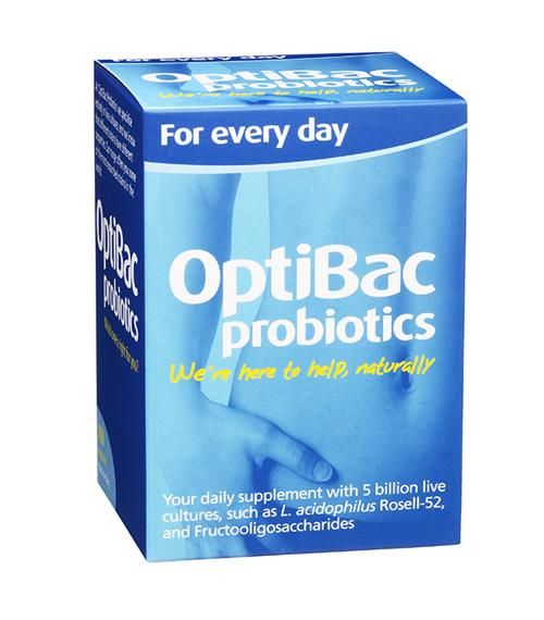 OptiBac Probiotics For Daily Wellbeing - 30 Capsules - Rose Finlay ...